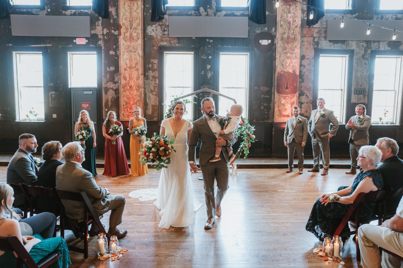 Eclectic, Fun, Boho Milwaukee Wedding at Turner Hall Ballroom